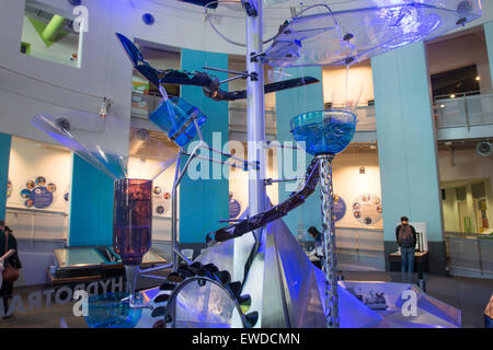 H2O interactive exhibit at Questacon. Canberra, Australian Capital ...