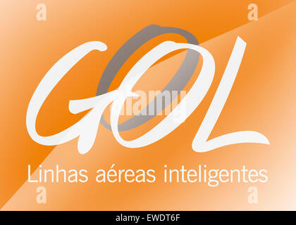 Gol Airlines logo icon symbol flag emblem sign Stock Photo - Alamy