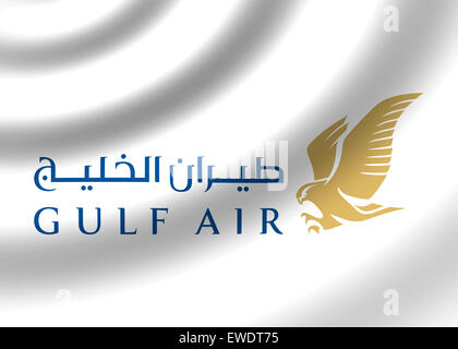 Gulf Air logo icon symbol flag emblem sign Stock Photo - Alamy