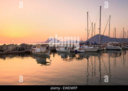 Boats in the marina of Patras, Peloponnese, Greece Stock Photo - Alamy