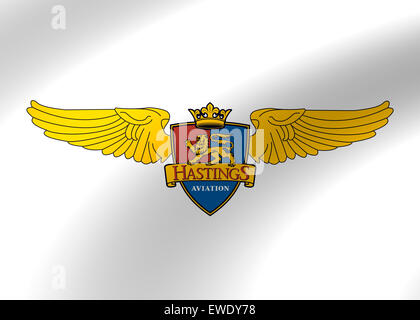 Hastings Aviation logo icon flag symbol emblem sign Stock Photo - Alamy