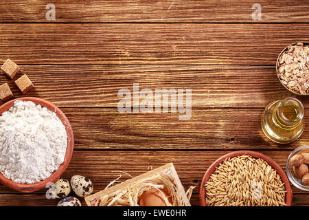 Everything you need for home baking Stock Photo - Alamy