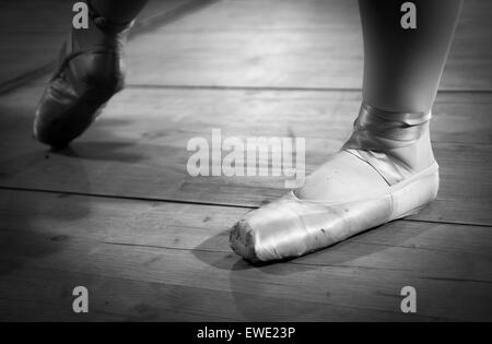 Ballet dancer details Stock Photo - Alamy