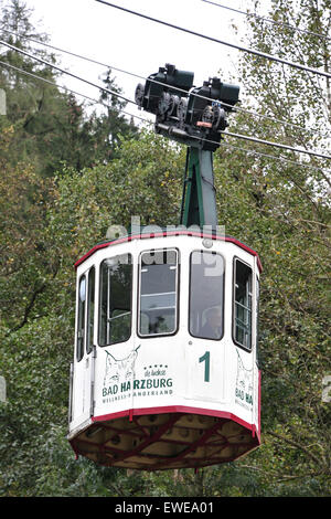 cable car or funicular at Harz mountains in Germany Stock Photo - Alamy