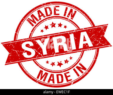 made in Syria vintage stamp isolated on white background Stock Photo ...