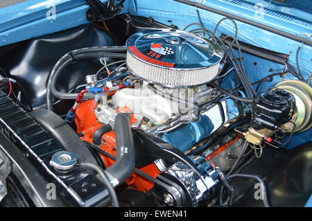 A 396 Big Block engine in a Chevrolet Chevelle Stock Photo - Alamy