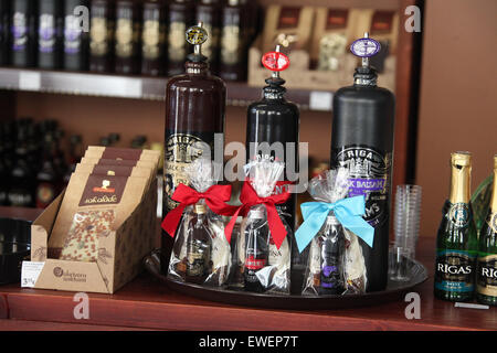 Famous latvian herbal liquor Riga Black Balsam Stock Photo - Alamy