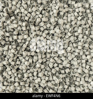 Qwerty keyboard keys. 3d render Stock Photo - Alamy