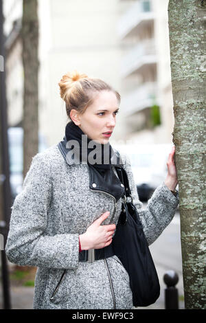 Woman with stomach pains Stock Photo - Alamy