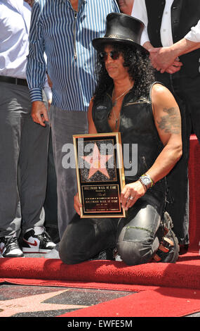 Slash Honored with a Star on the Hollywood Walk Of fame In Los Angeles ...
