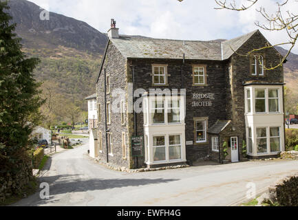The Bridge hotel, Buttermere village, Cumbria, England, UK Stock Photo ...