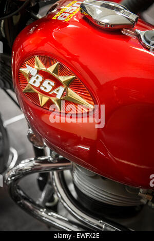 BSA classic motorcycle trademark insignia Stock Photo - Alamy