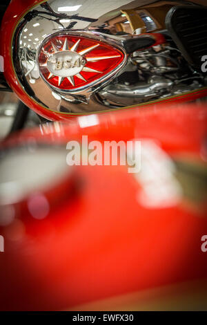 BSA classic motorcycle trademark insignia Stock Photo - Alamy