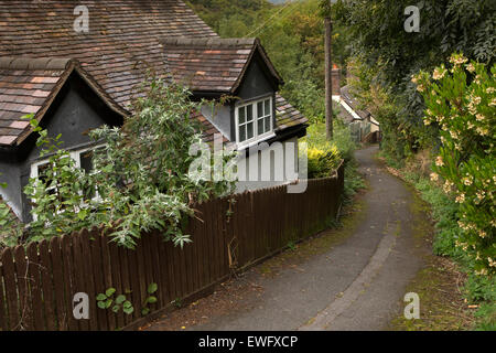 UK, England, Shropshire, Broseley, The Jitties, The old Church mission ...