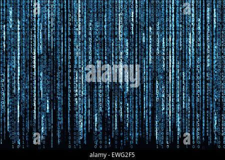 Digital matrix binary code mainframe server room computing communication concept Stock Photo - Alamy