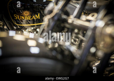 Sunbeam classic motorcycle trademark insignia Stock Photo - Alamy