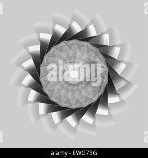 Abstract spinning, artistic element with transparency. editable Stock ...