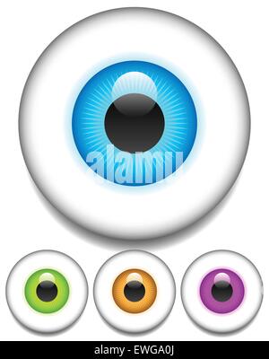 10 Eye/View Icons Set: Simple Vector Graphics Stock Vector Image & Art ...