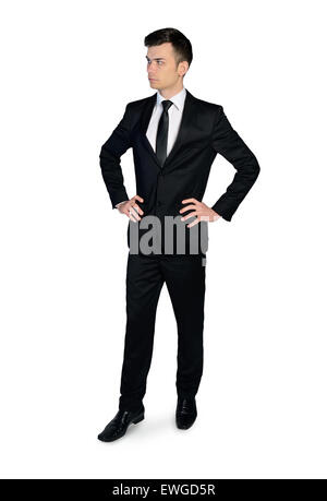 A handsome man has a serious look Stock Photo - Alamy