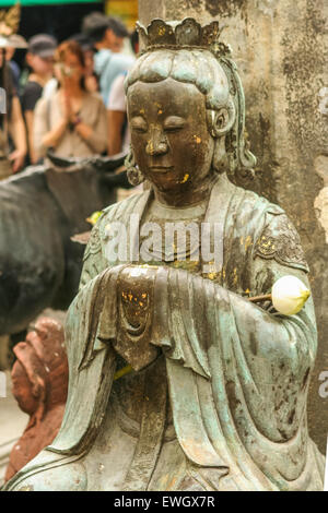 Buddhist statue in the temple ina Bangkok, Thailand Stock Photo - Alamy