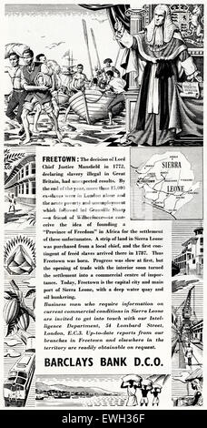 1960s advert for BARCLAYS BANK in British magazine dated February 1964 ...