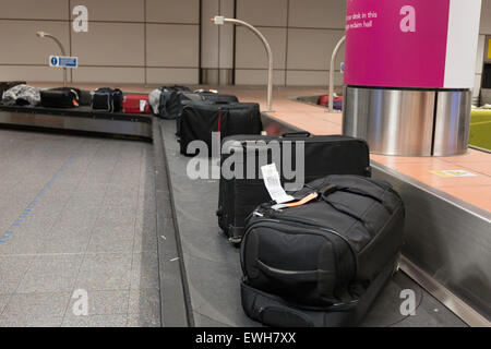 Baggage claim area at London Gatwick airport, London England Stock ...