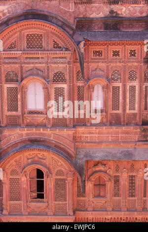 Red stone carving Jodhpur Rajasthan India Stock Photo - Alamy