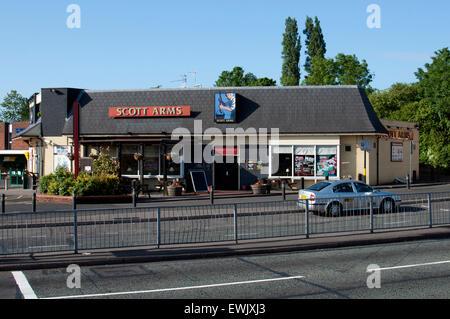 The Scott Arms pub, Great Barr, Birmingham, West Midlands, England, UK ...
