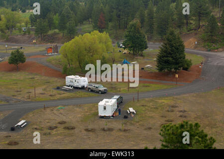 Campground, Bates State Park, Oregon Stock Photo - Alamy