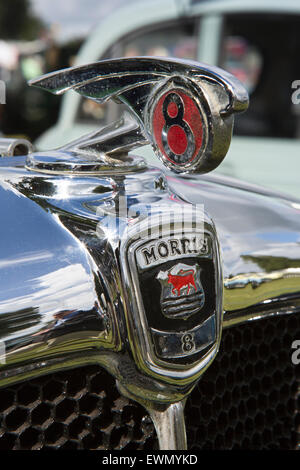 Morris 8 radiator badge Stock Photo - Alamy