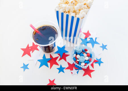 Coca Cola and Popcorn Stock Photo - Alamy