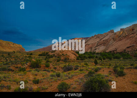Brimhall Natural Bridge Trail Capitol Reef National Park Stock Photo ...