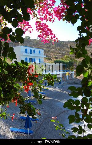 The Old Phoenix hotel and its own private beach in Finix bay, Crete ...