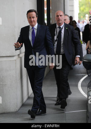 David Cameron seen out in London at BBC Studios in London Featuring ...