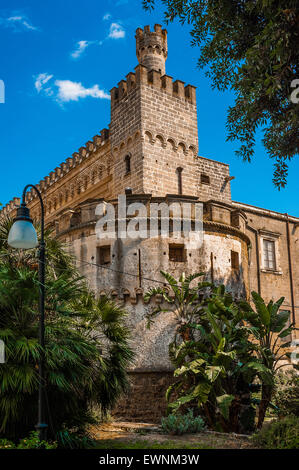 Italy Apulia Grecia Salentina Salento Nardò the castle particular Stock ...
