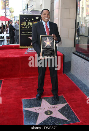 Larry Elder receives a star on the Hollywood Walk of Fame Featuring ...
