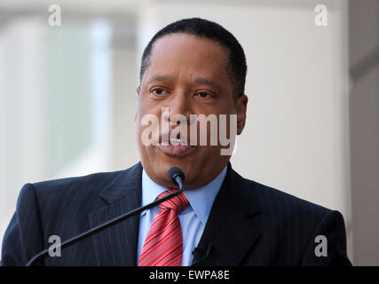 Larry Elder receives a star on the Hollywood Walk of Fame Featuring ...