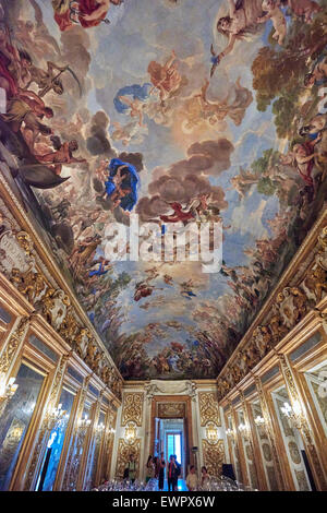 Florence. Italy. Palazzo Medici Riccardi, inner courtyard, designed by ...