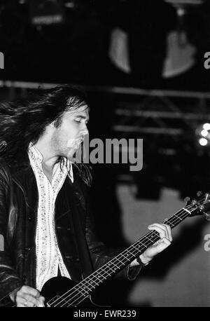 Krist Novoselic, bass guitarist of Seattle-based grunge rock group ...
