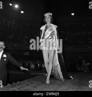 18-year-old Marita Lindahl of Finland is awarded the title of MIss ...