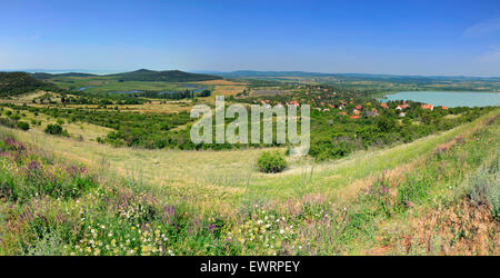 The outer lake of Tihany, Hungary Stock Photo - Alamy