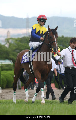 Hyogo, Japan. 28th June, 2015. Yuga Kawada Horse Racing : Jockey Yuga ...