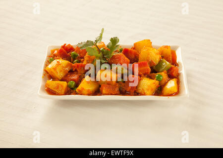 Mixed vegetable indian pakistani masala cuisine dish Stock Photo - Alamy