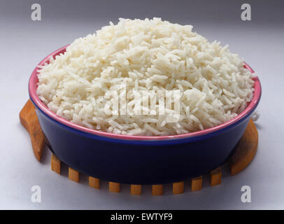 Plain Boiled Rice Stock Photo - Alamy