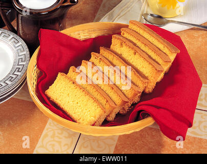 Homemade Crispy Cake Rusk Cookies Stock Photo - Alamy