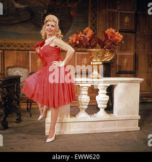 Deutsche Sängerin und Schauspielerin Rut Rex, Deutschland 1960er Jahre ...