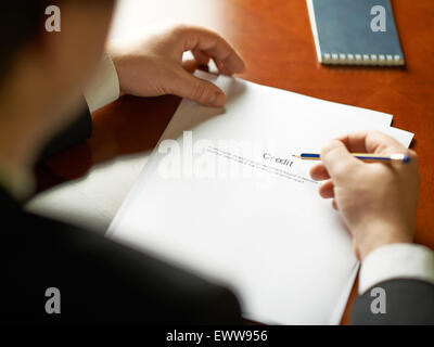 Credit definition composition Stock Photo - Alamy
