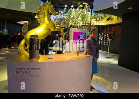 Italy Milan - Universal Exhibition - Pavilion indoor Kazakhstan Stock ...