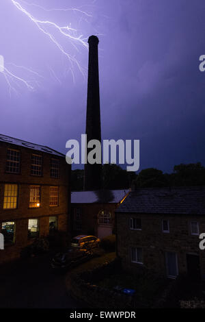 Carleton Mill, Carleton In Craven Stock Photo - Alamy