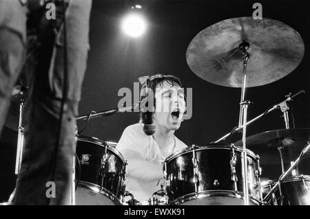 The Who drummer Keith Moon pictured at Heathrow Airport in London ...